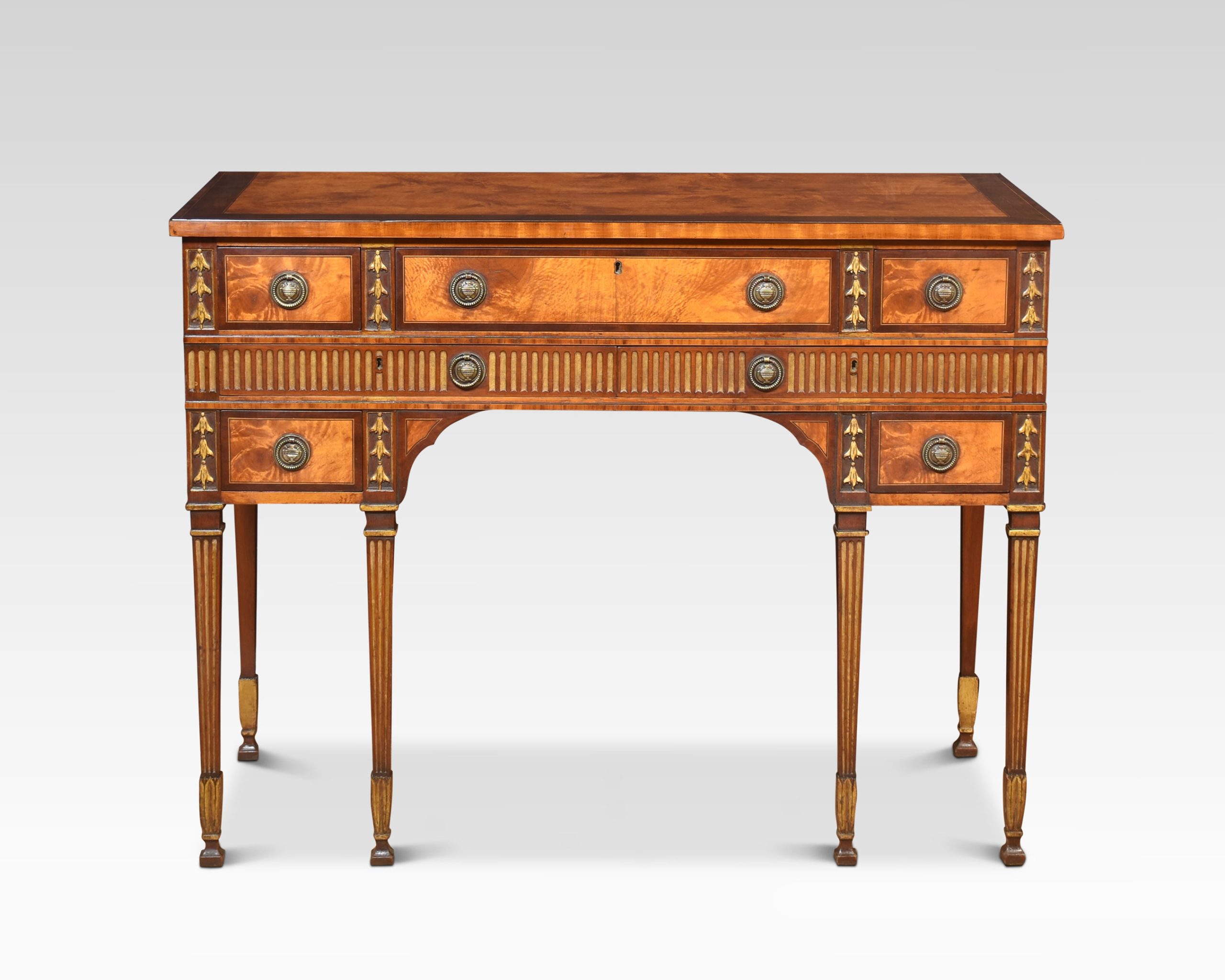 Mahogany inlaid Georgian style sideboard – Shacklady's Antiques