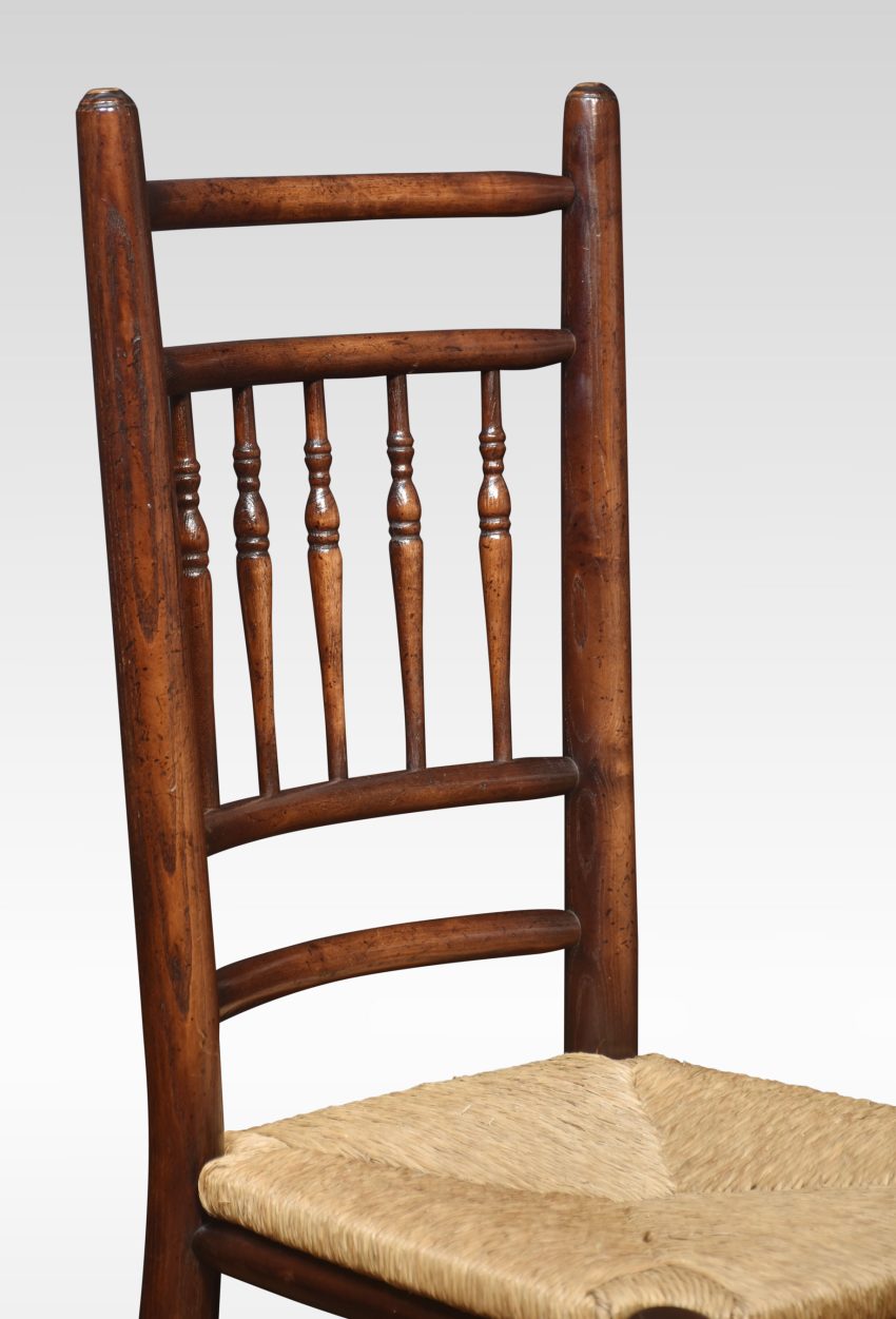 Set of ten spindle back dining chairs - Shacklady's Antiques